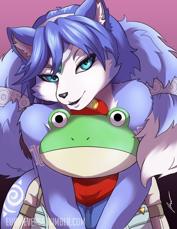 Krystal hugging slippy (eunnieverse) | Scrolller