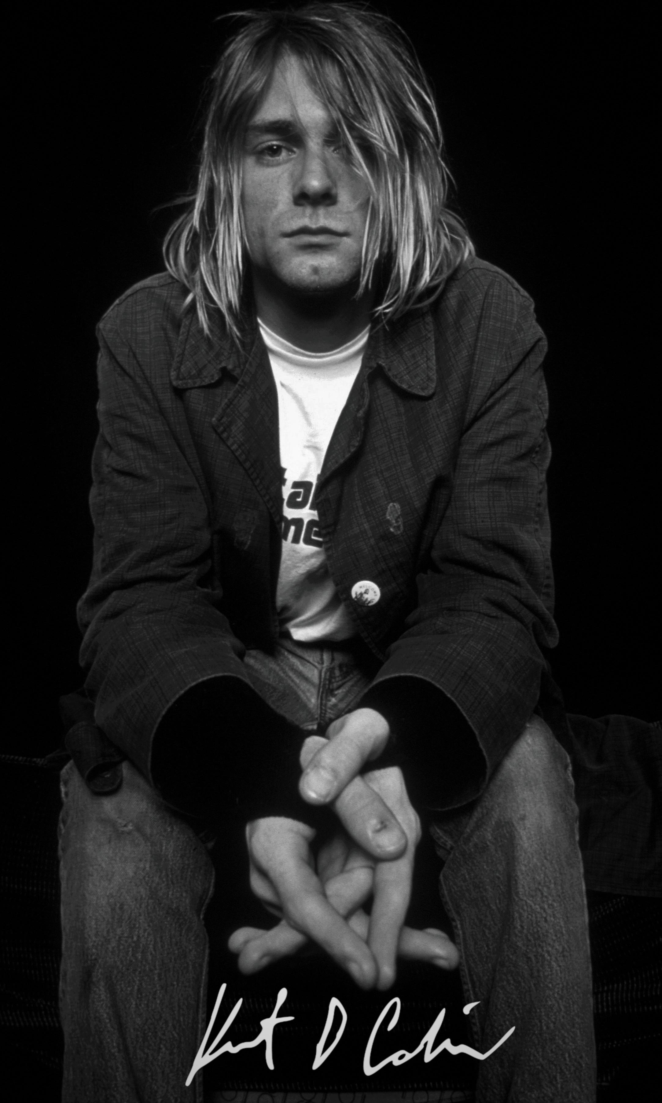 Kurt Cobain wallpaper I edited | Scrolller