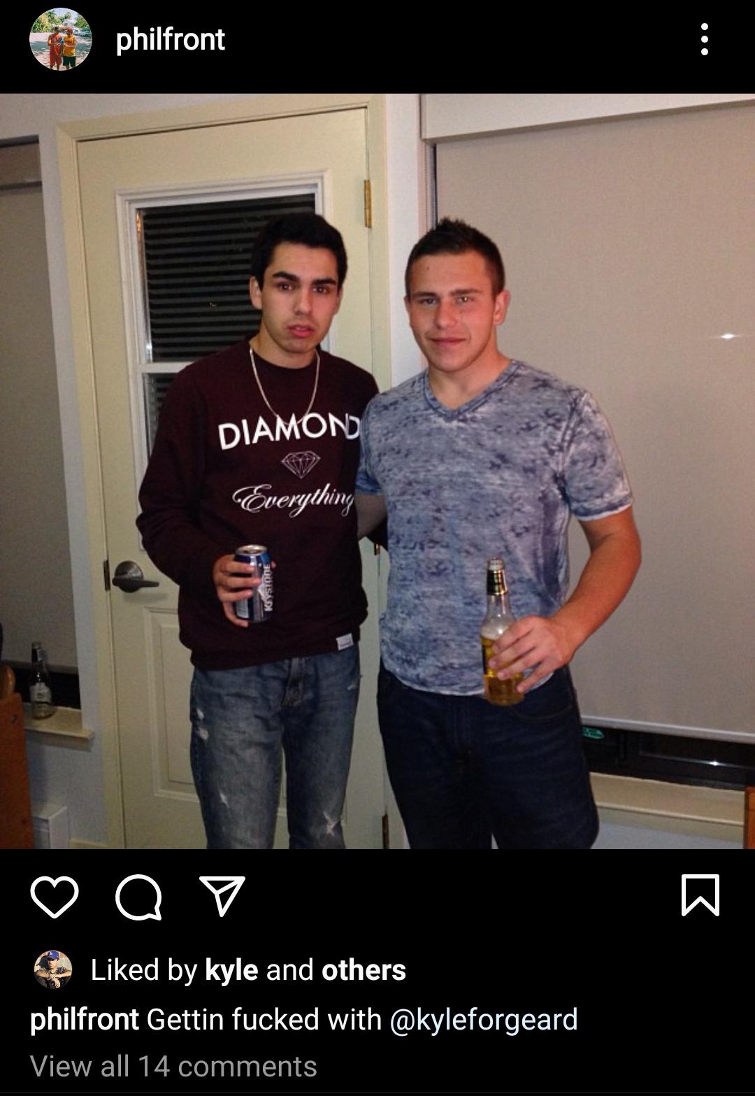 Kyle's alleged love interest and full send social media coordinator Phil front | Scrolller