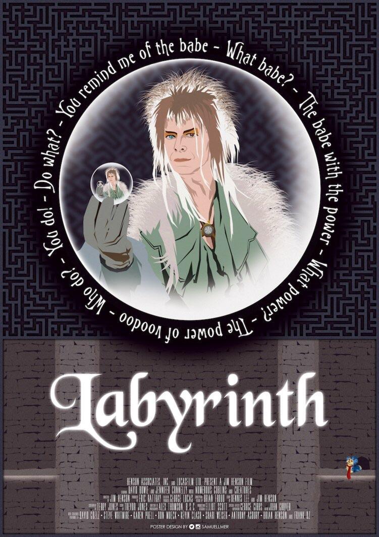 Labyrinth poster I made | Scrolller