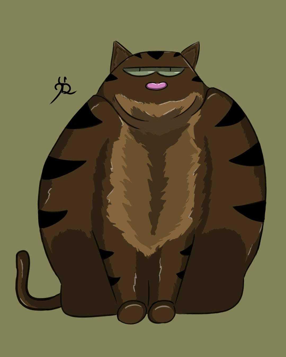 Ladies ang gentlemen, my fat cat. | Scrolller