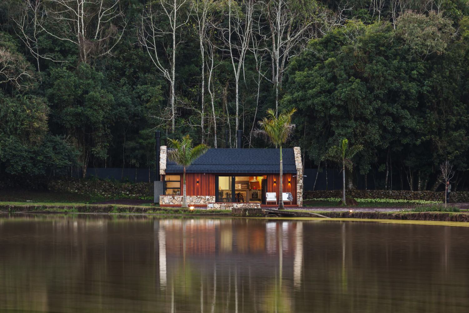 Lake side cabin in Brazil | Scrolller
