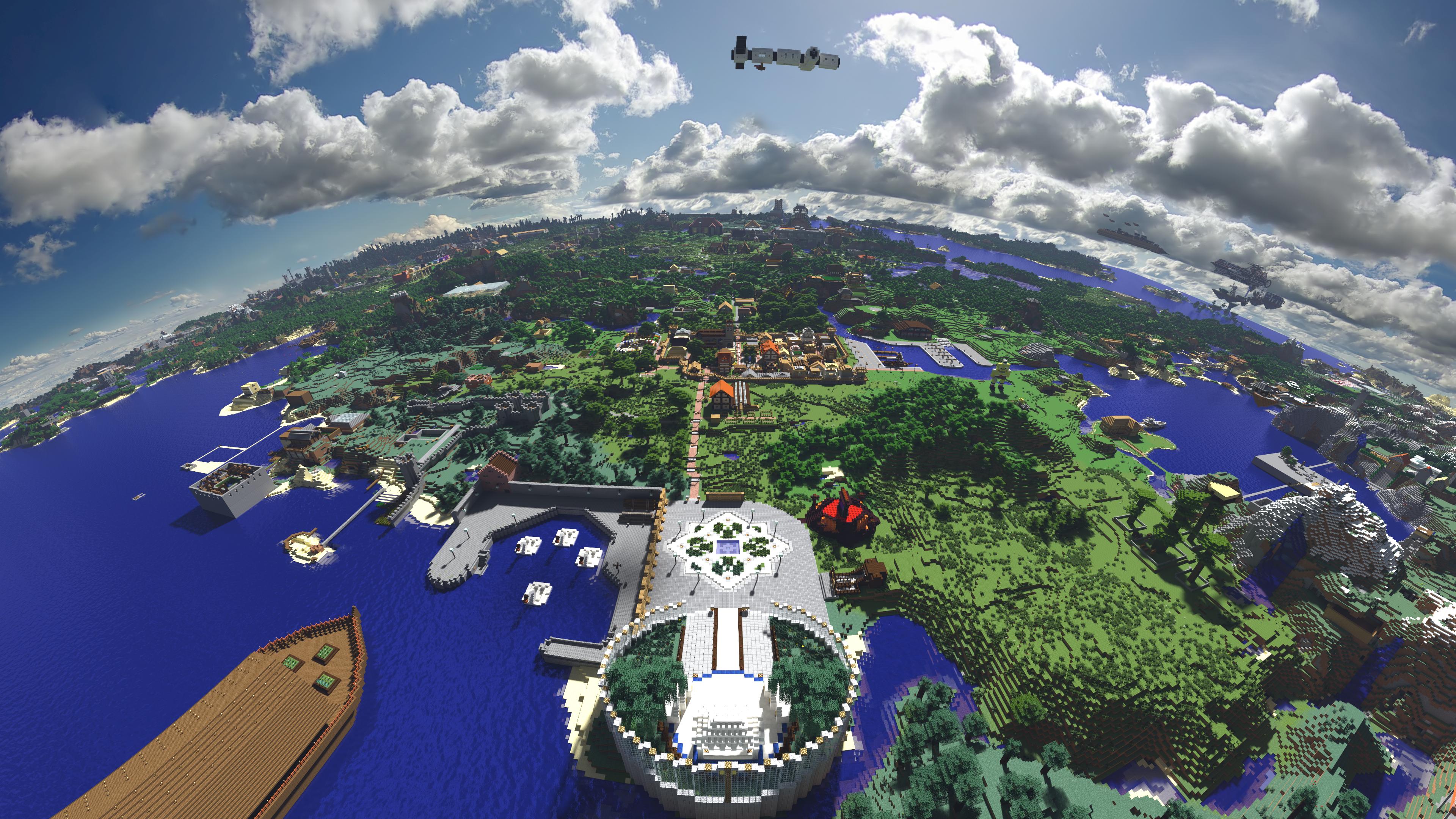 Landscape of a Server (xpost from r/minecraft) | Scrolller