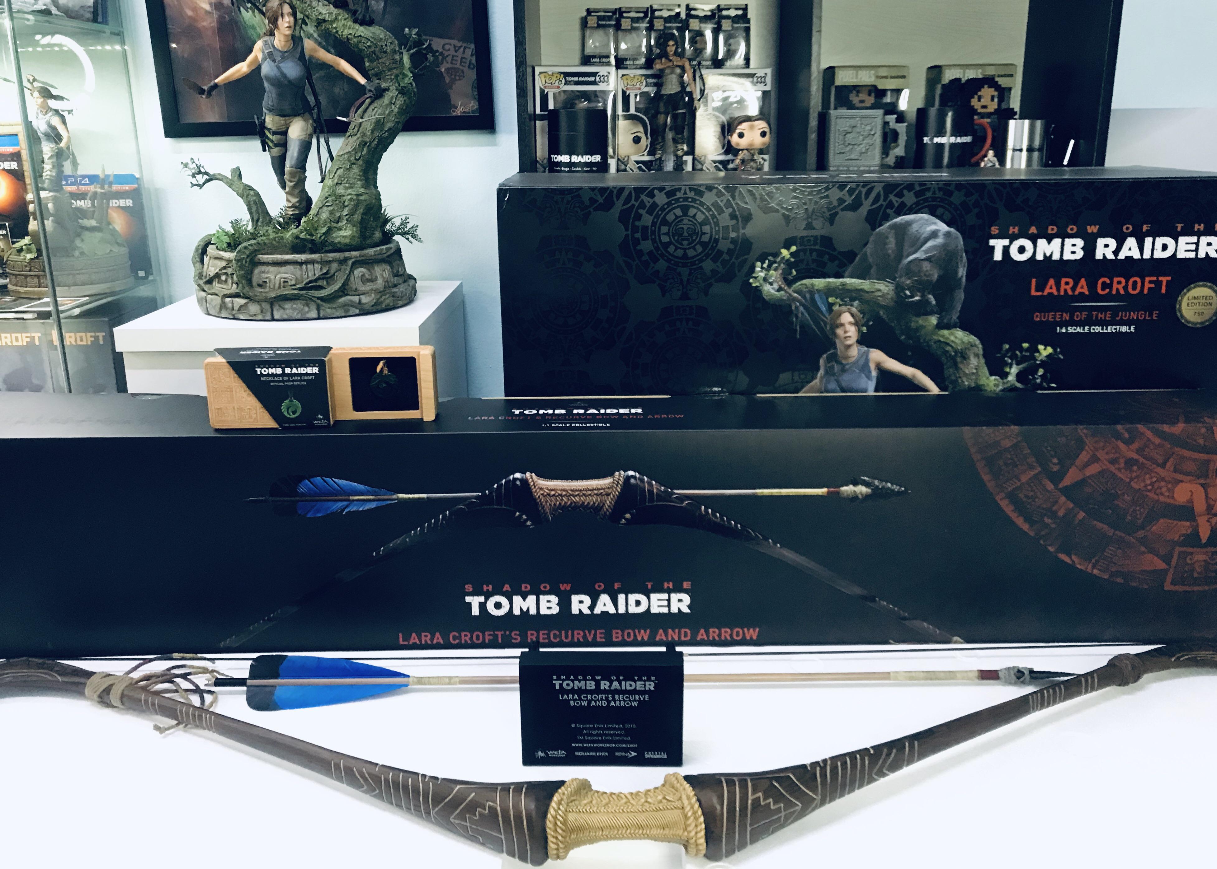LARA CROFT'S RECURVE BOW AND ARROW Prop Replica Weta Workshop Shadow Of The Tomb Raider | Scrolller
