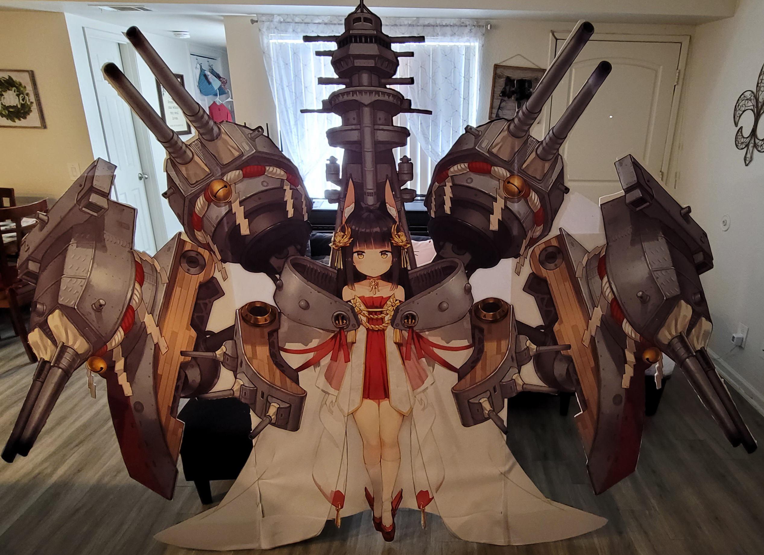 Large scale life-sized Nagato standee | Scrolller