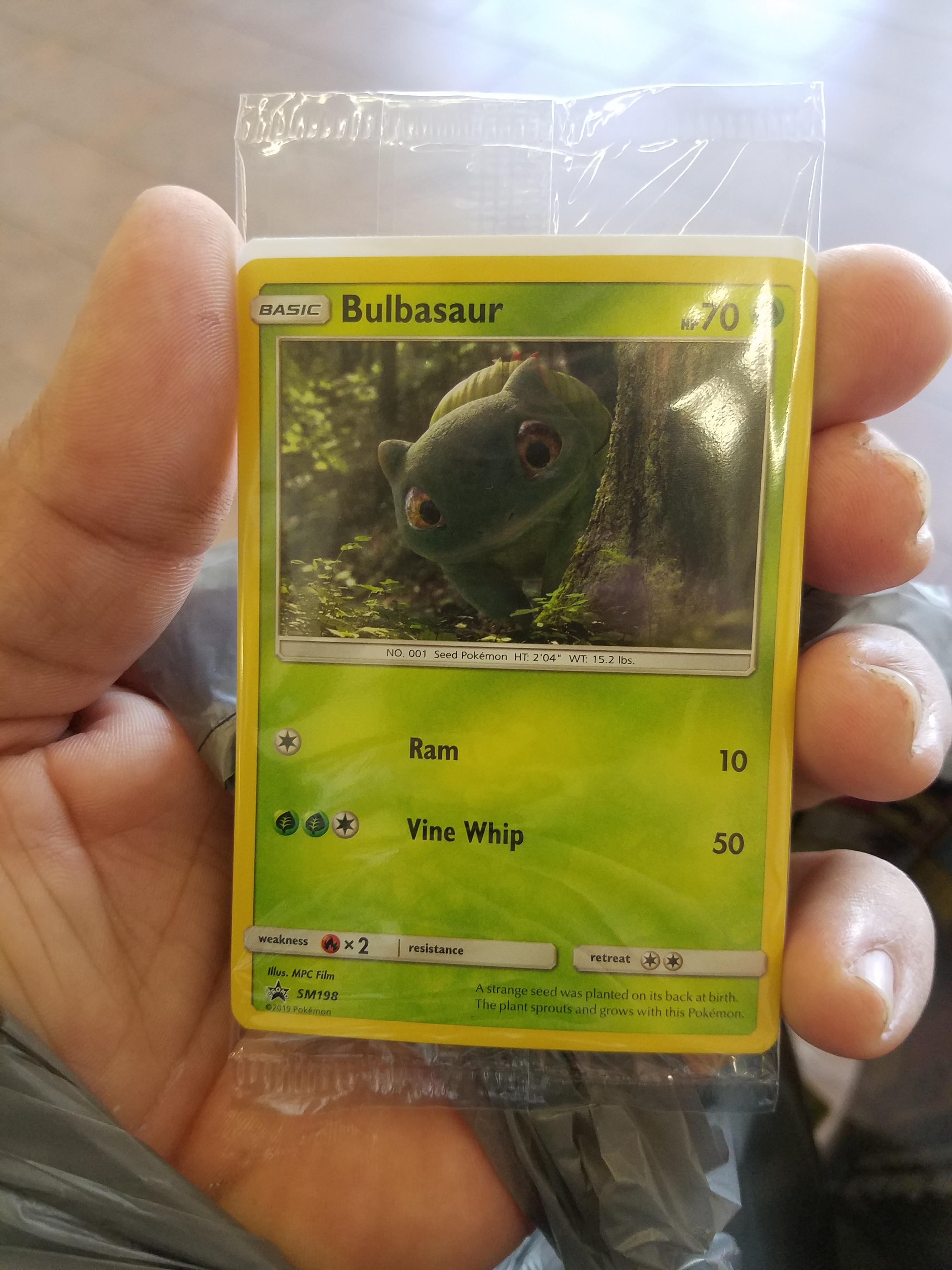 Last card I needed! Walmart promo Bulbasaur! | Scrolller
