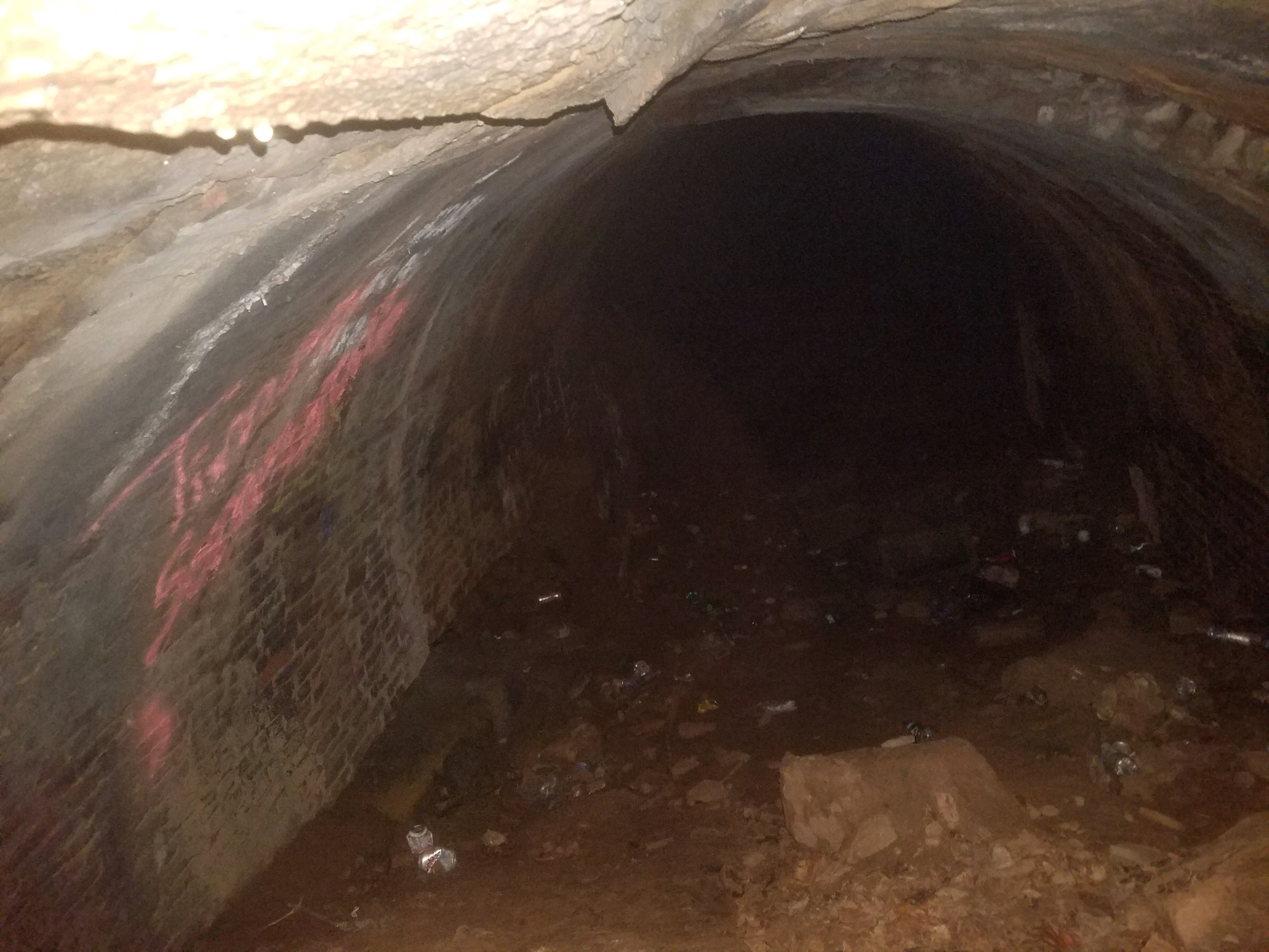 Last week, I posted a picture of abandoned train tunnel #21, this is a shot inside of the ...