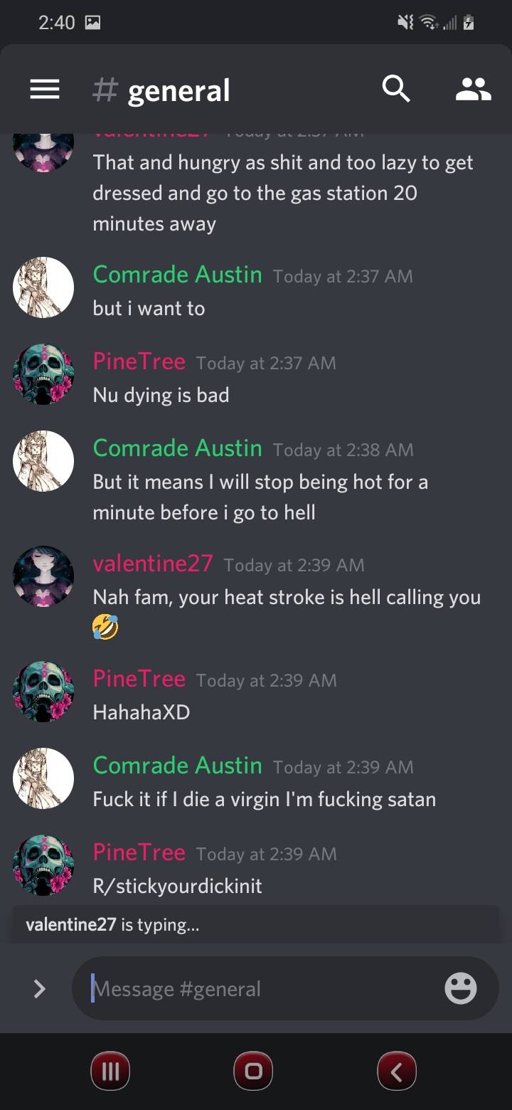 Late night Discord chats XD | Scrolller