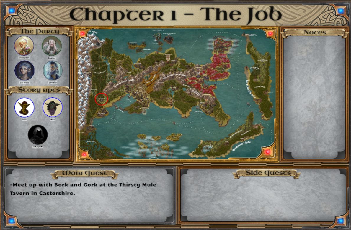 Launch page made for use in Roll20 | Scrolller