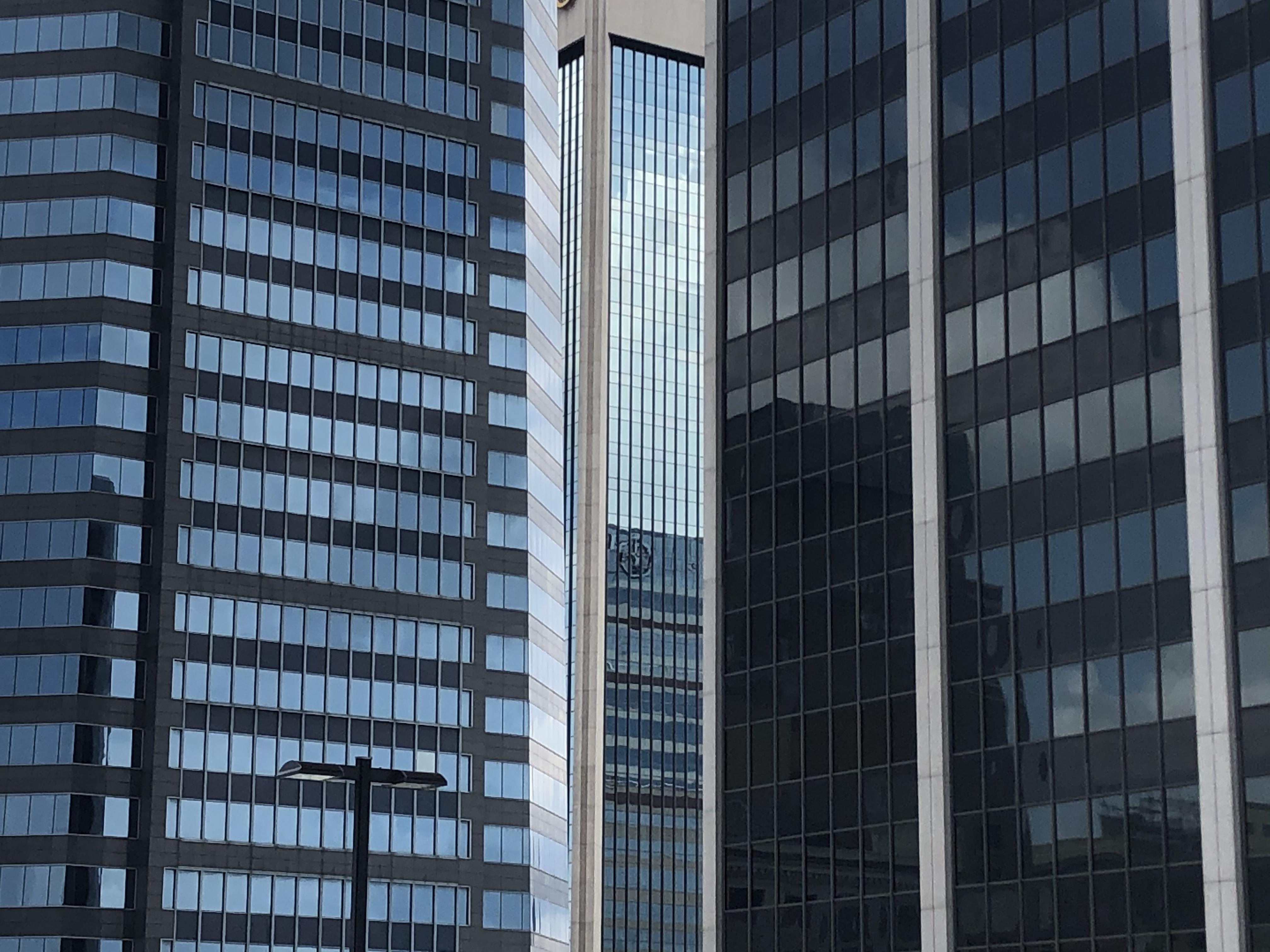 layers of building in downtown Jacksonville | Scrolller