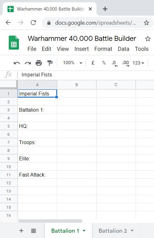 Leaked 40k list builder screens | Scrolller