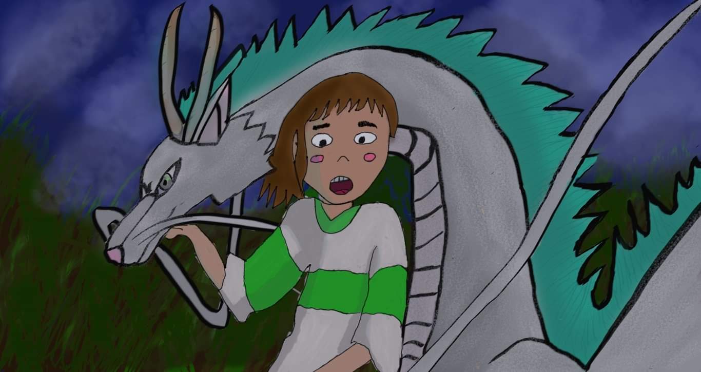 Learning Sketch book pro. "Spirited away" | Scrolller