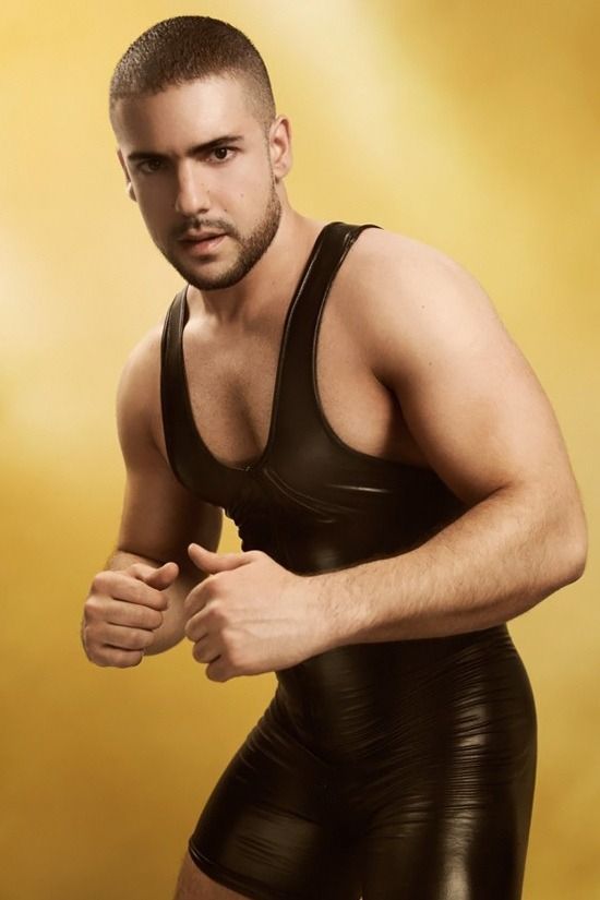 Leather singlet | Scrolller