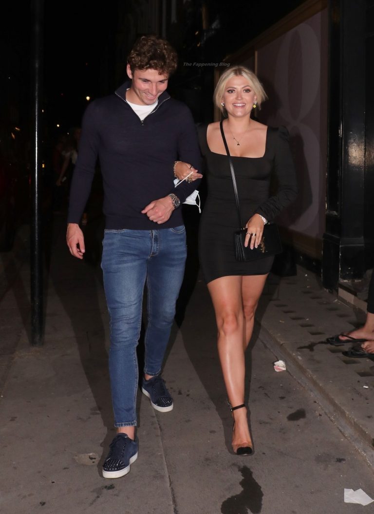 Leggy Lucy Fallon is Seen Leaving MNKY HSE in London | Scrolller