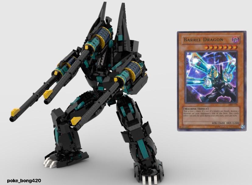 LEGO YUGIOH: Barrel Dragon [work in progress] | Scrolller