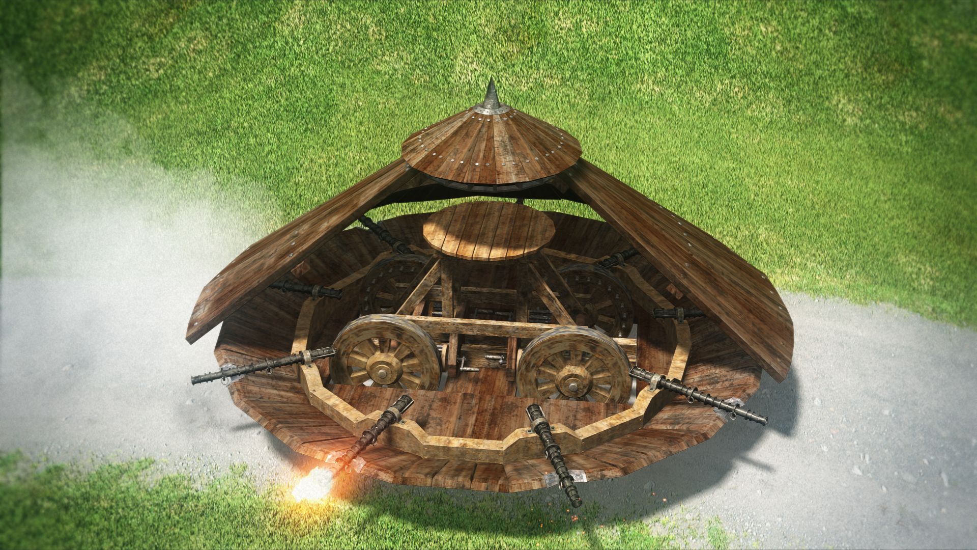Leonardo da Vinci Tank Design [1920 x 1080] | Scrolller