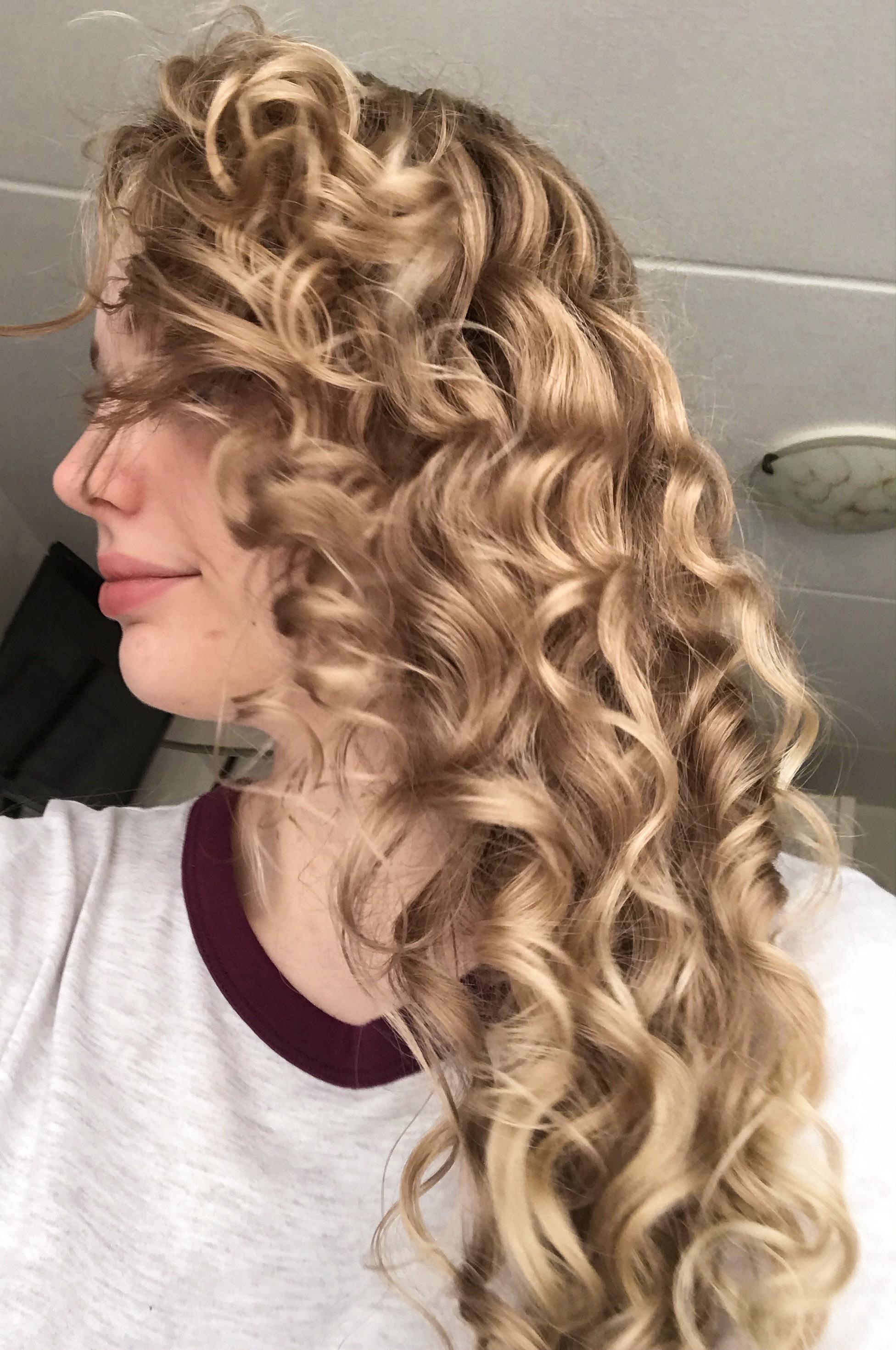 Less stringy more clump curls :) | Scrolller