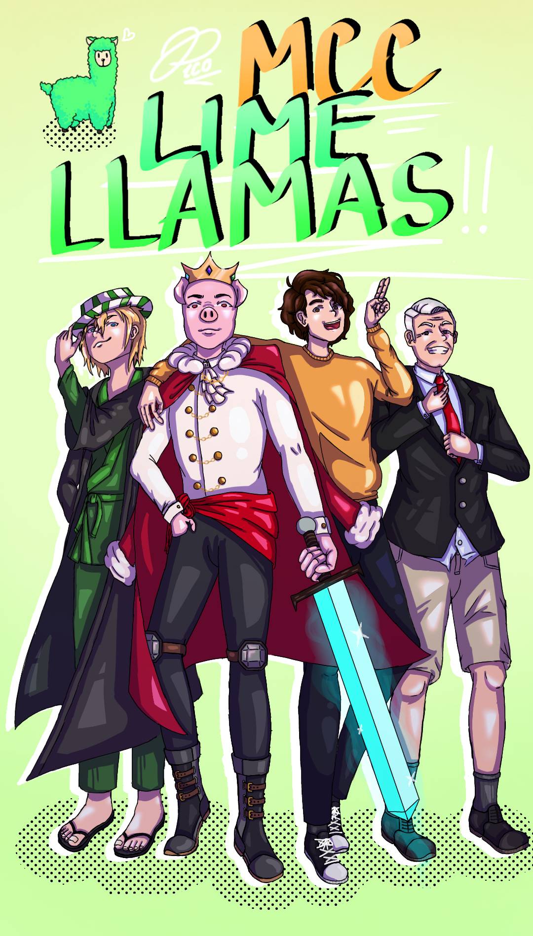 Let's go Lime Llamas! Fanart for the dream team | Scrolller