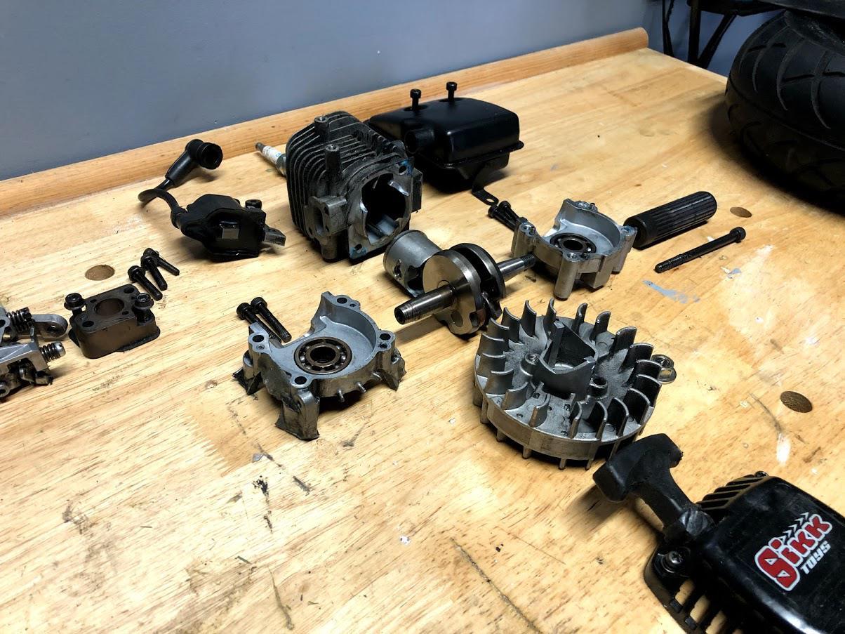 Let's say you setup one of these Goped motors (Zenoah, Chung Yang, etc.) such that it can run ...