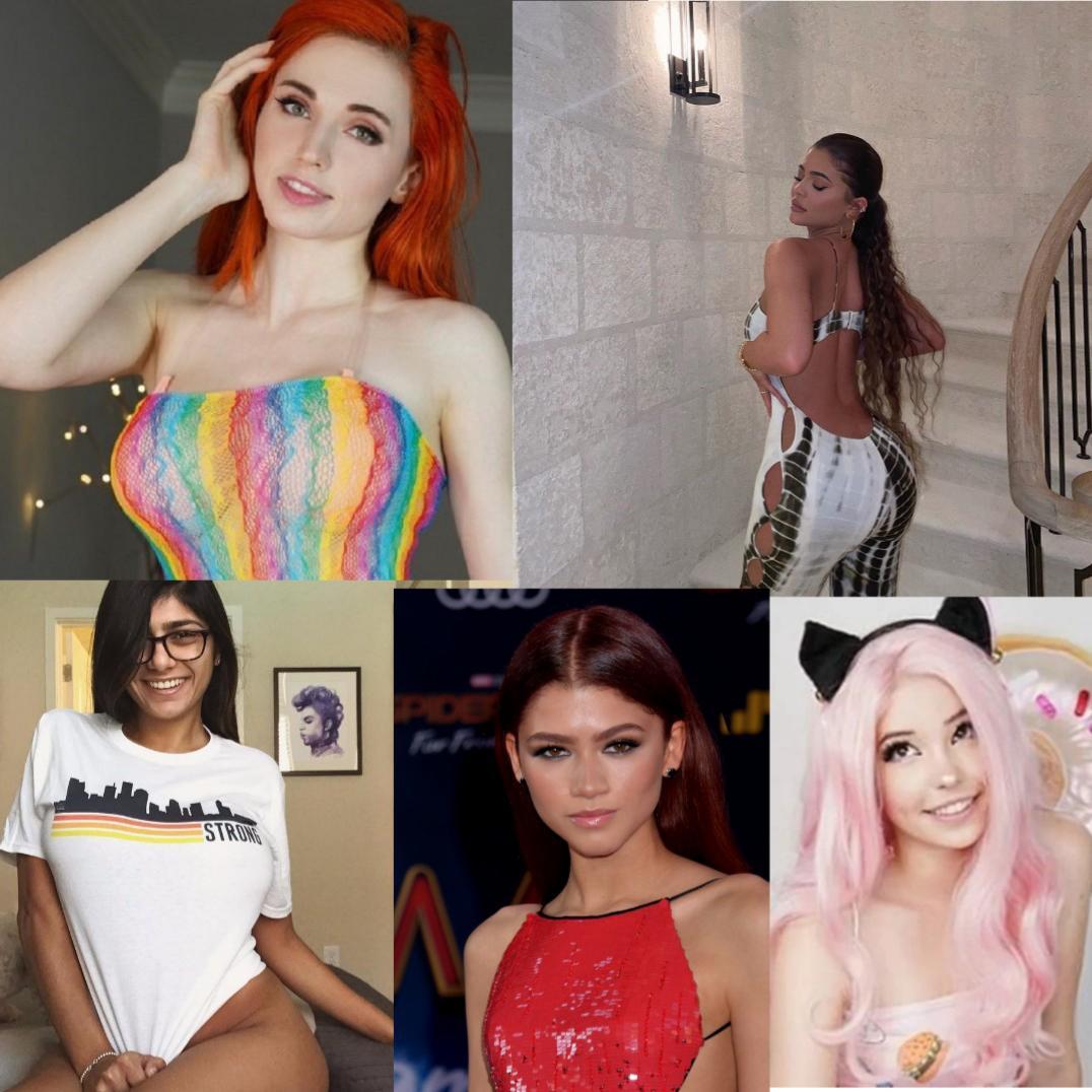 Let's talk or RP about Amouranth, Kylie, Mia, Zendaya or Belle | Scrolller