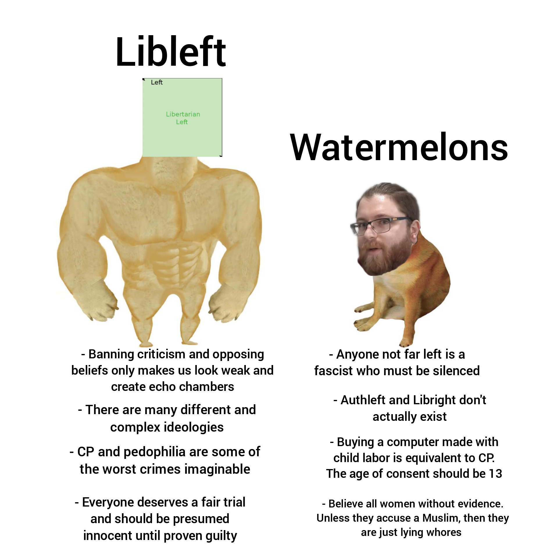 Libleft vs Vaush Watermelons | Scrolller
