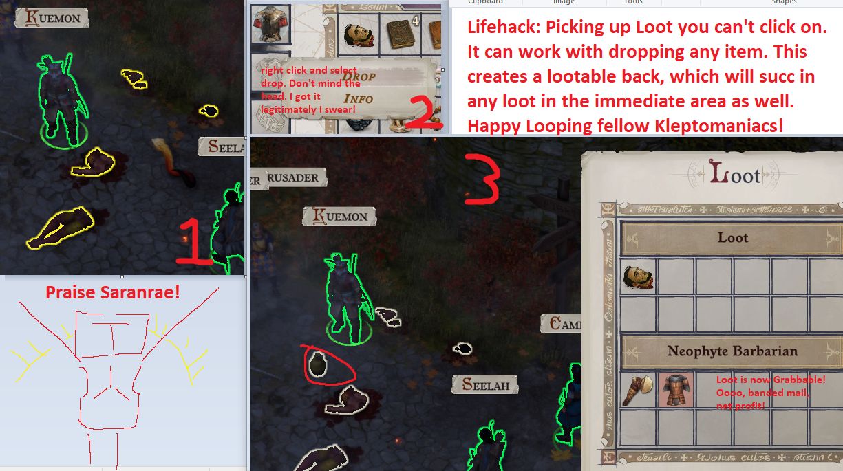 Lifehack: Looting Unclickable Corpses! | Scrolller