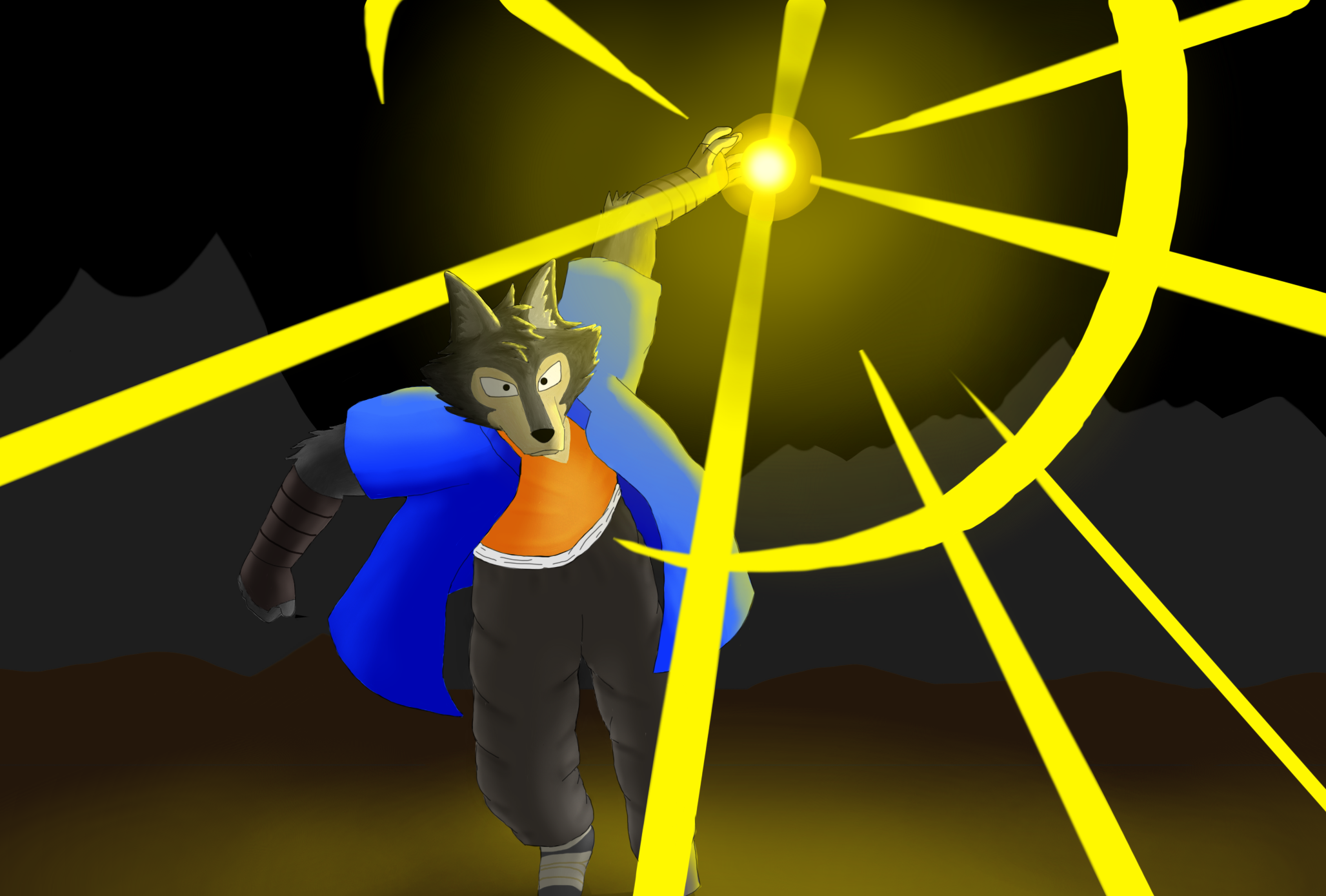 Light in the Darkness (art by me, made in Sketchbook using a mouse) | Scrolller