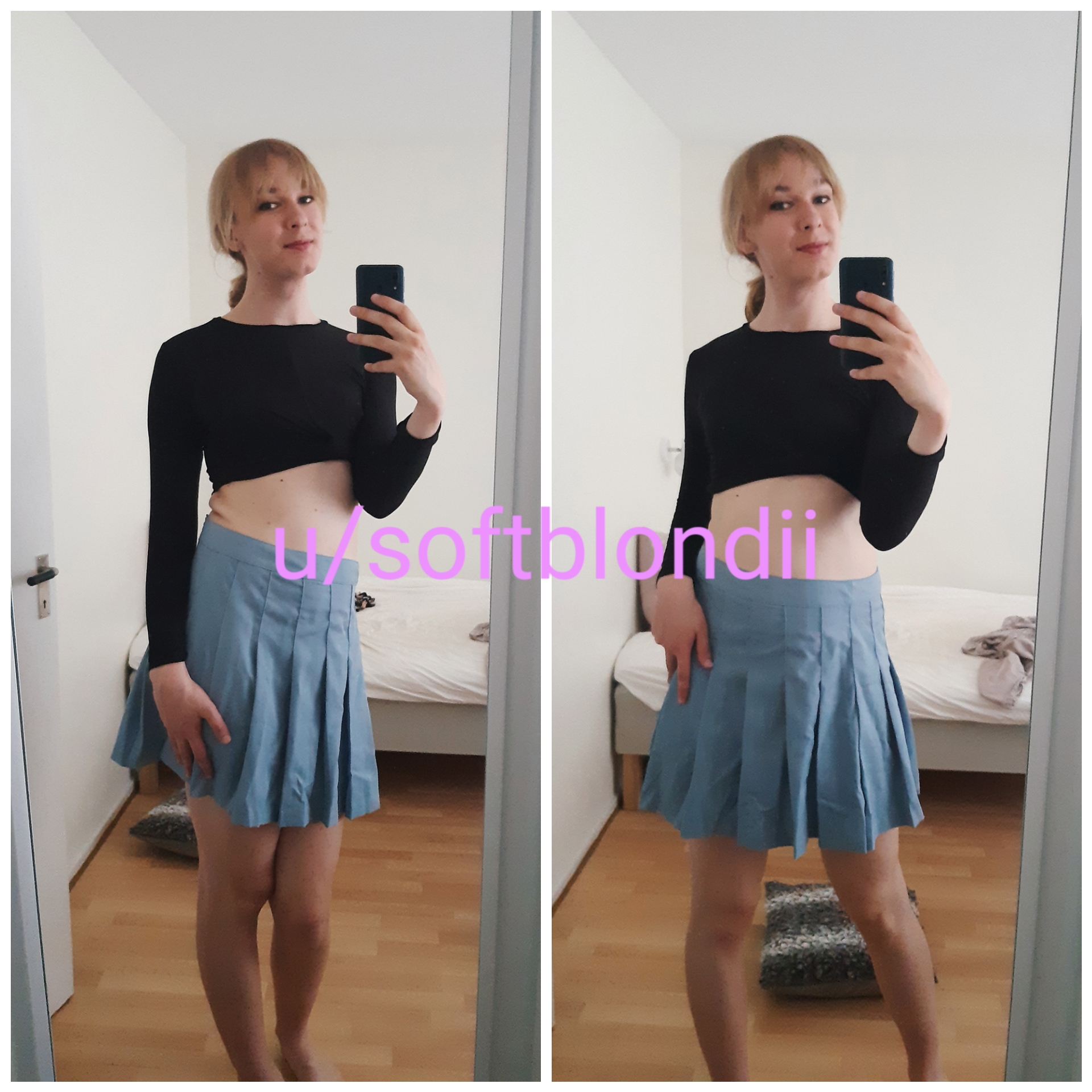 Curious to look under my skirt? 💕 | Scrolller