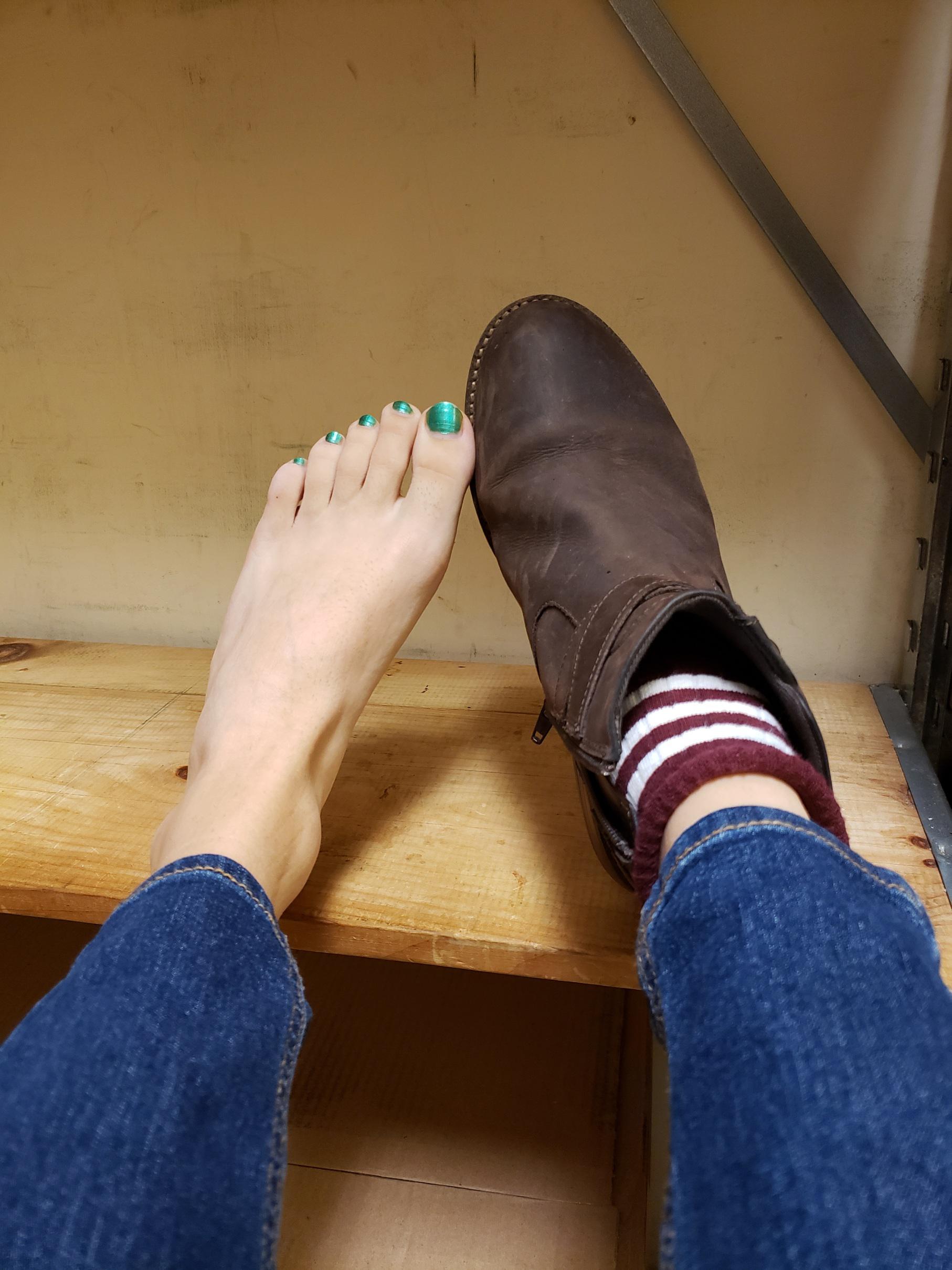 Like what's under my boot? | Scrolller