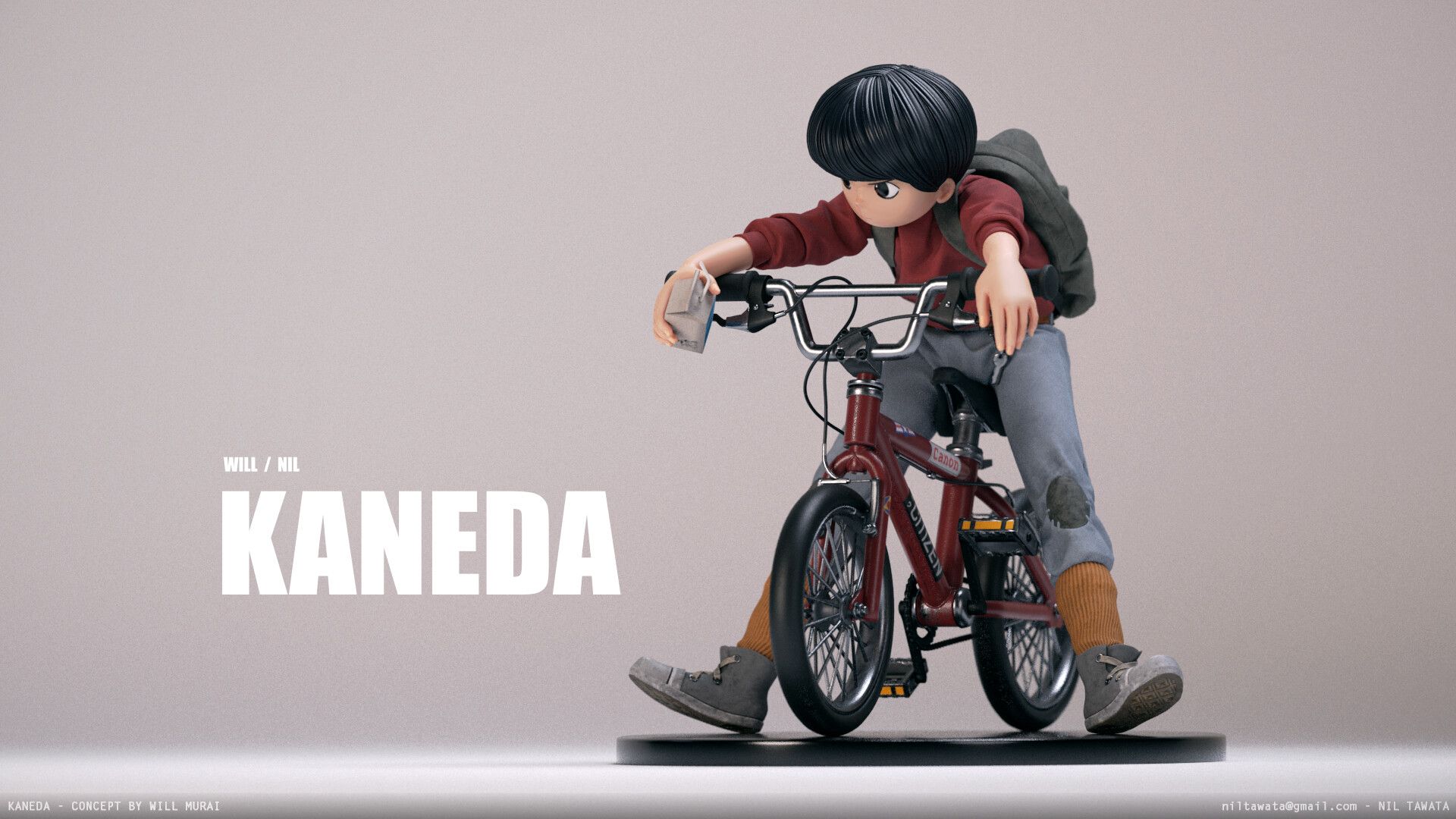 Lil' Kaneda, by Nil Tawata. | Scrolller