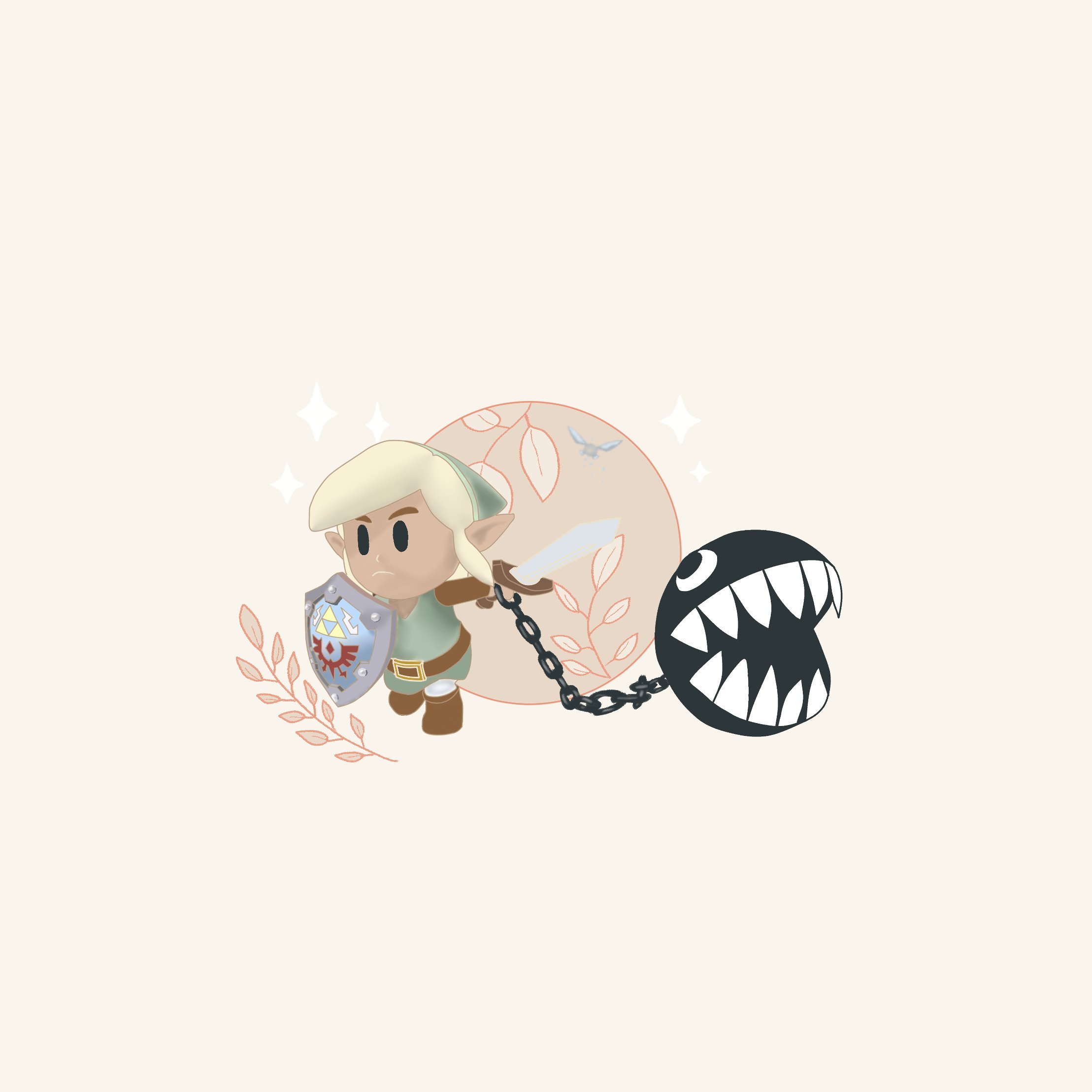 Link and Chain Chomp #linksawakening | Scrolller