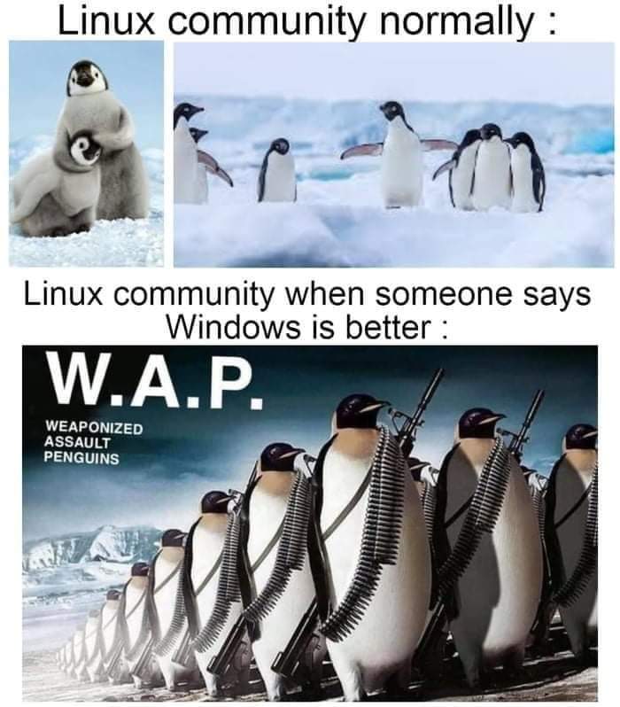 Linux community. | Scrolller