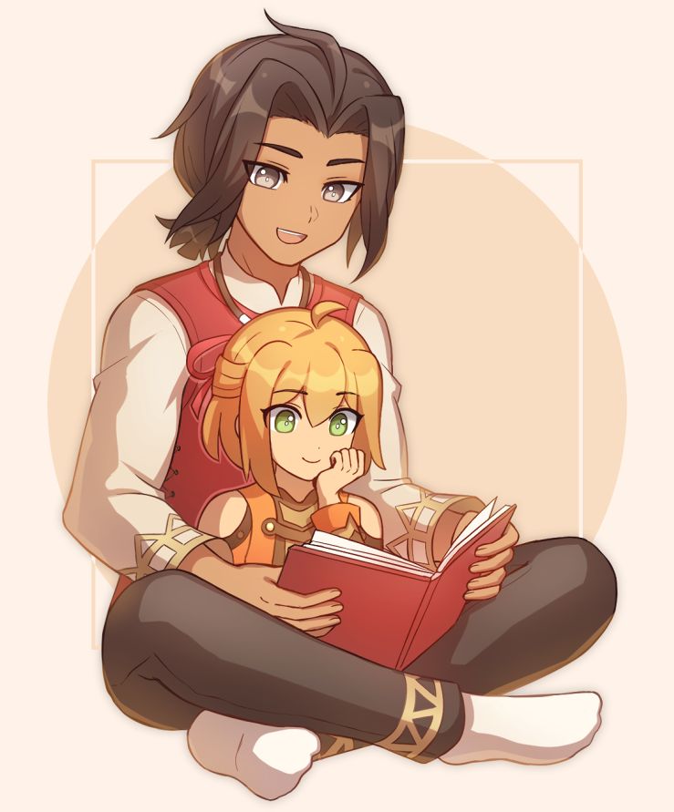 Little Dunban and Fiora [Xenoblade Chronicles] | Scrolller