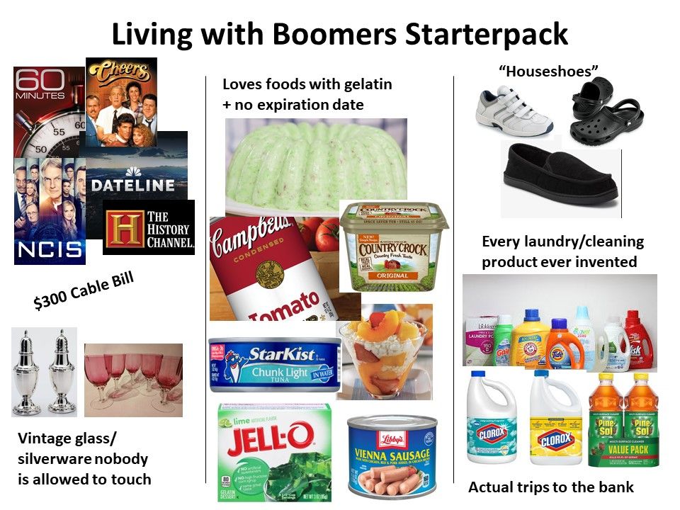 Living with Boomers Starterpack | Scrolller