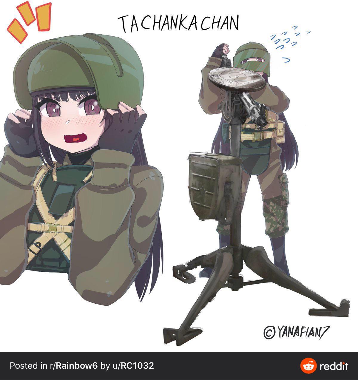 Lmg mounted and loaded senpai! | Scrolller