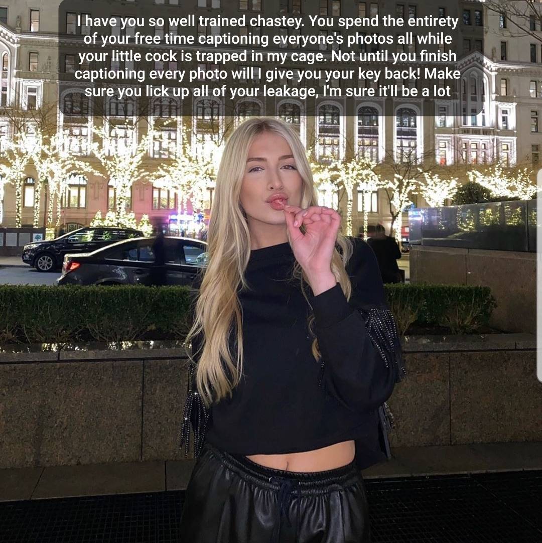 Locked in chastity until I caption every pic sent to me! (See comments) | Scrolller