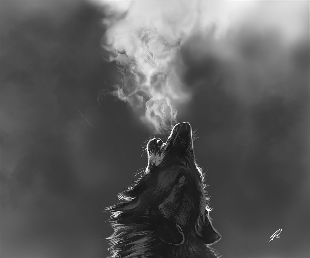 Lone Wolf, Me, Digital, 2020 | Scrolller