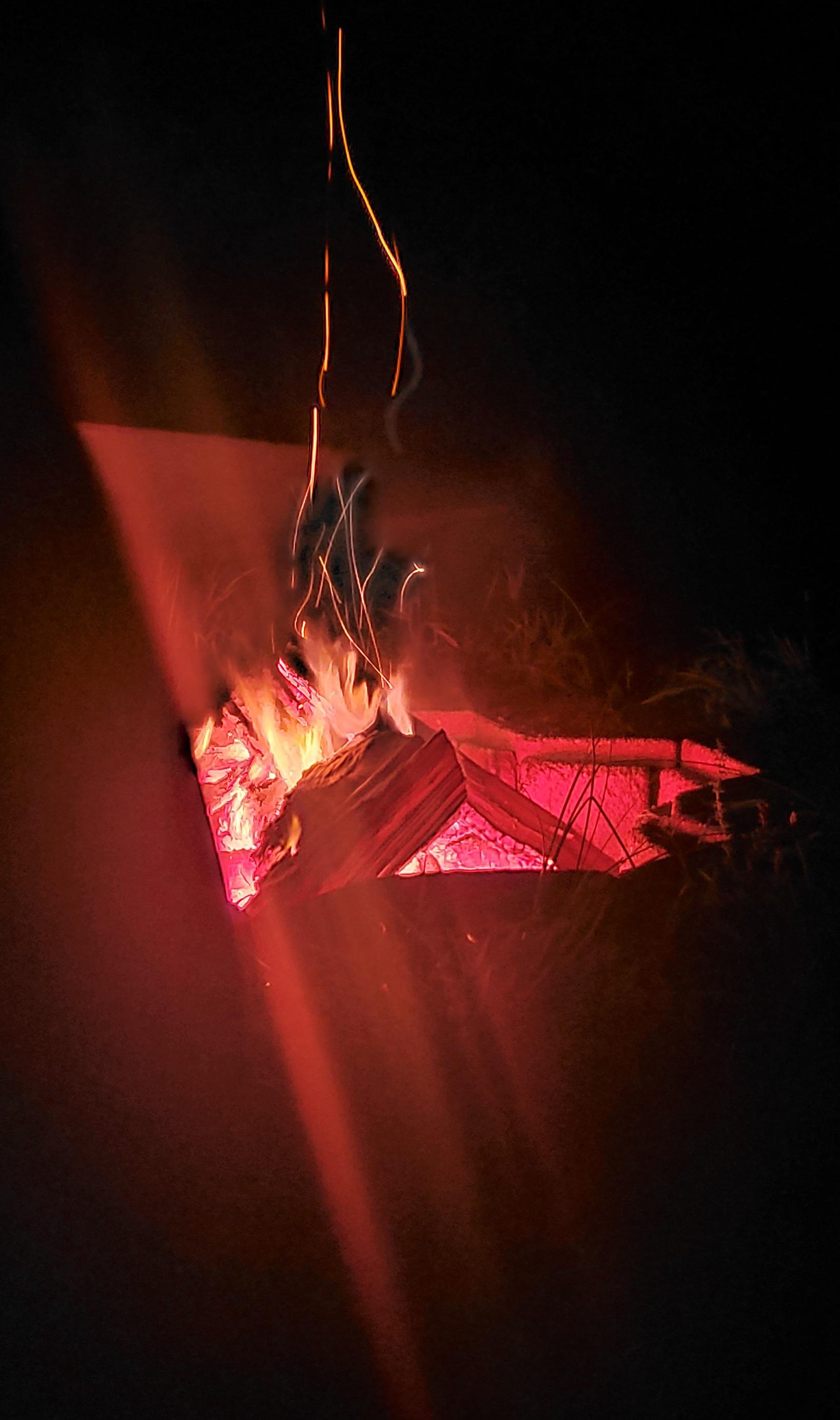 Long Exposure Bonfire Pit | Scrolller