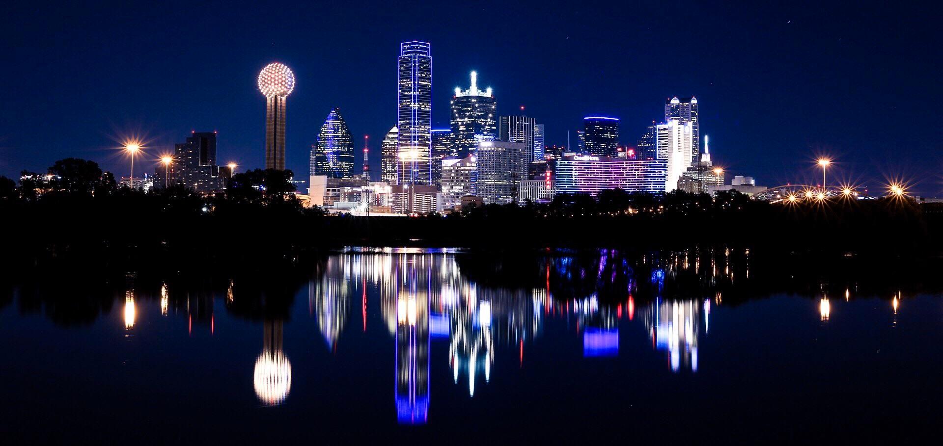 Long exposure of Dallas. | Scrolller