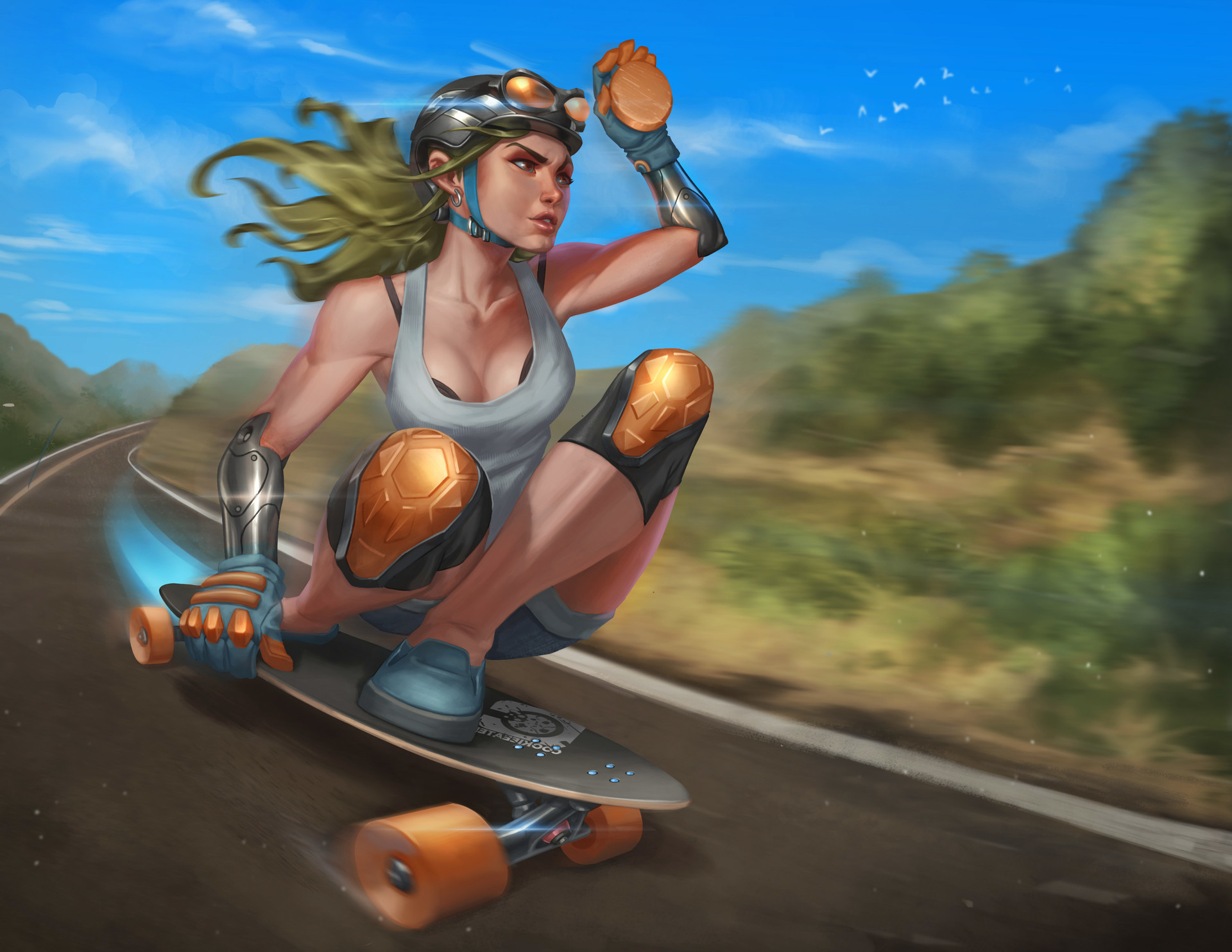 Longboarding Girl by Brian Fajardo | Scrolller