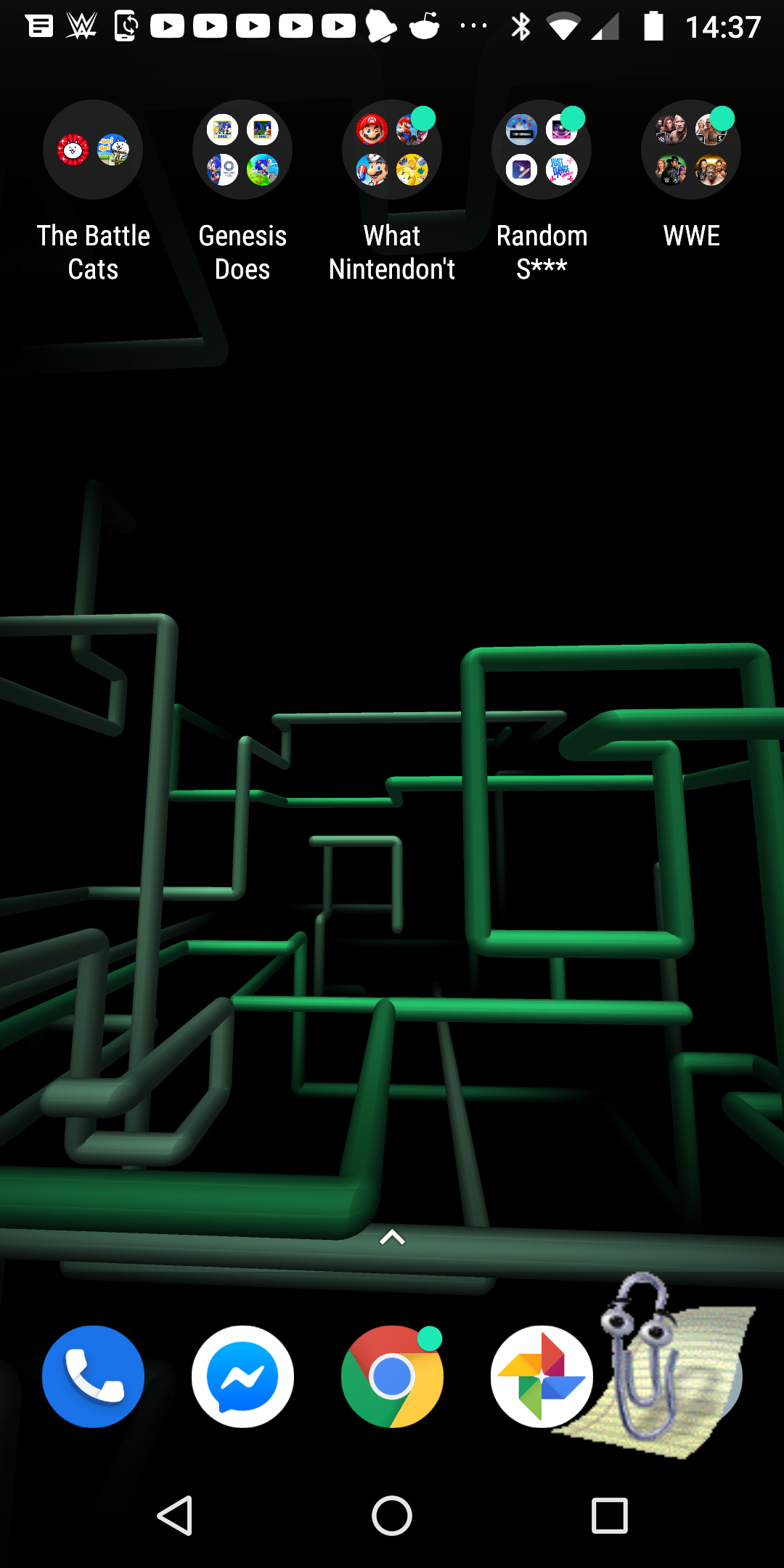 Look! My phone has 3D Pipes and Clippy on it! | Scrolller