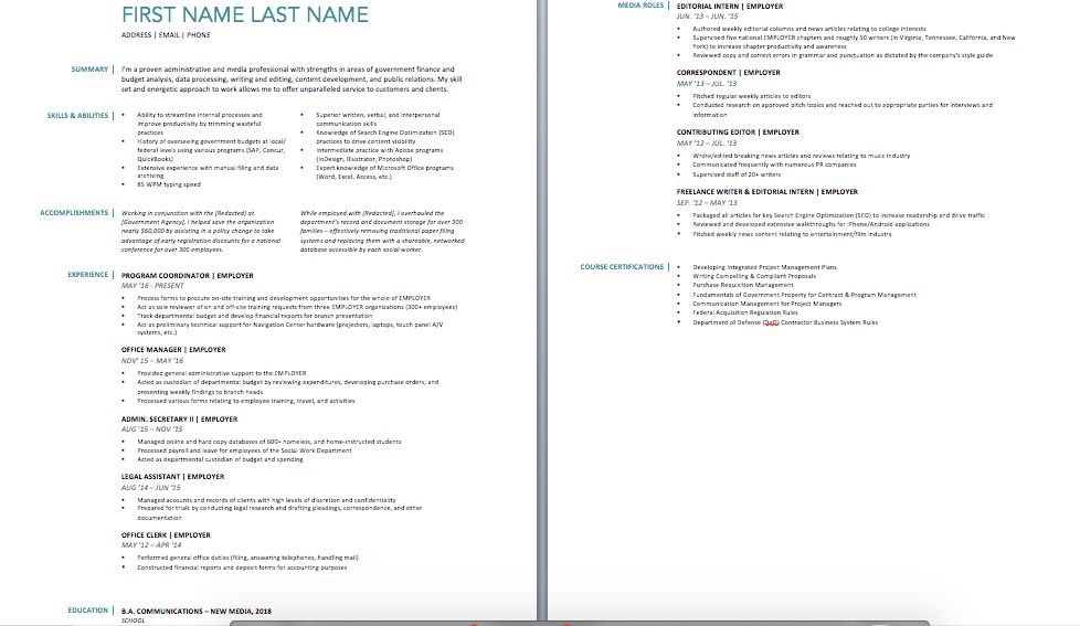 Looking for constructive criticism on my resume! | Scrolller
