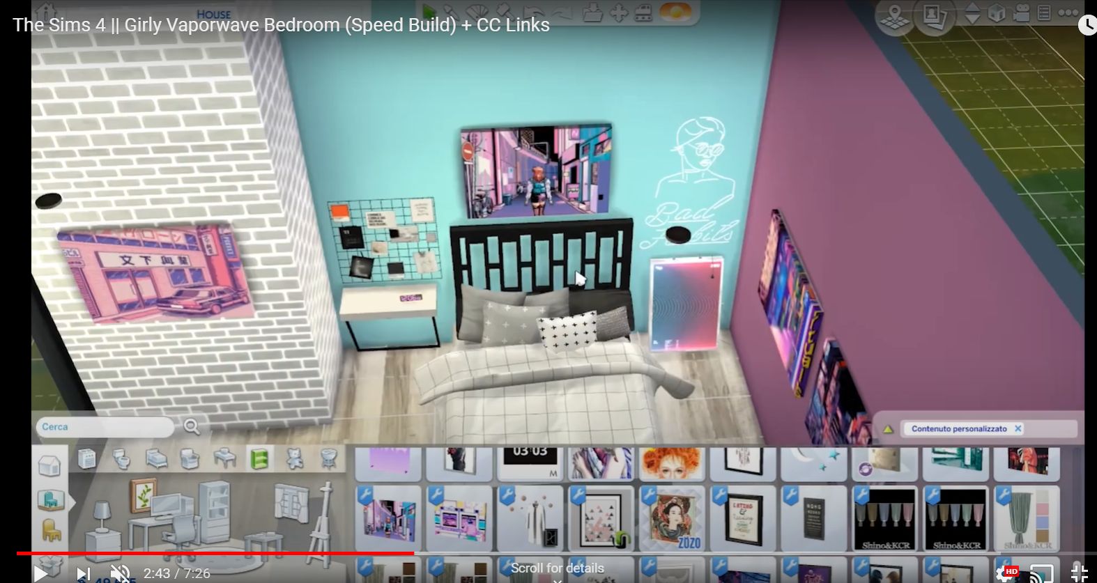 Looking for the painting above the bed/on the brick wall (they are different swatches) from ...