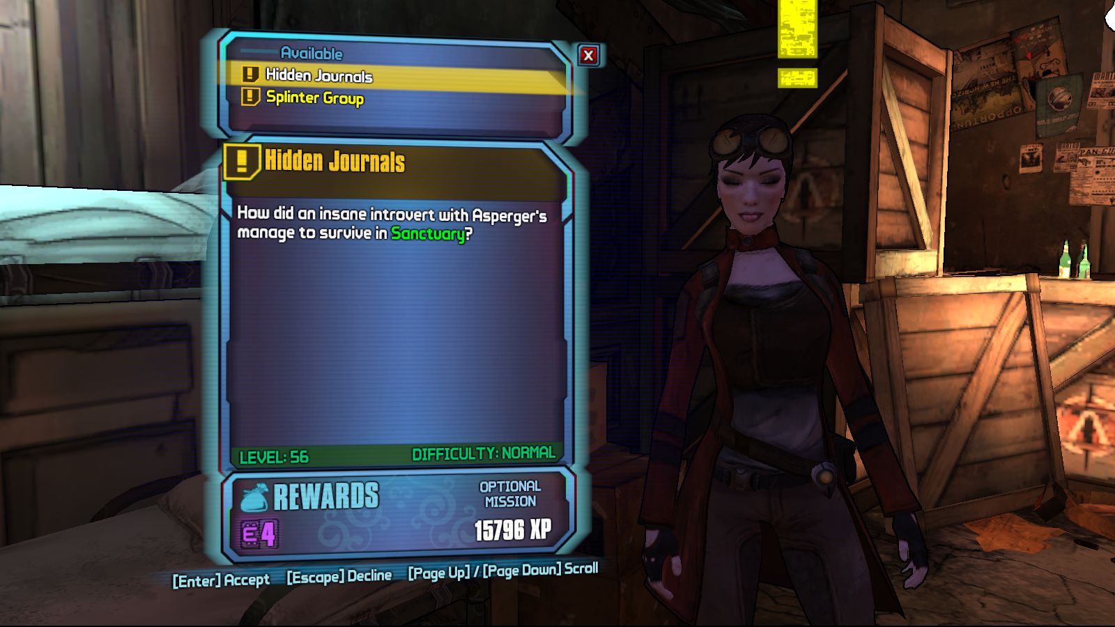 looks like tannis from borderlands 1/2/3 as an aspie! | Scrolller