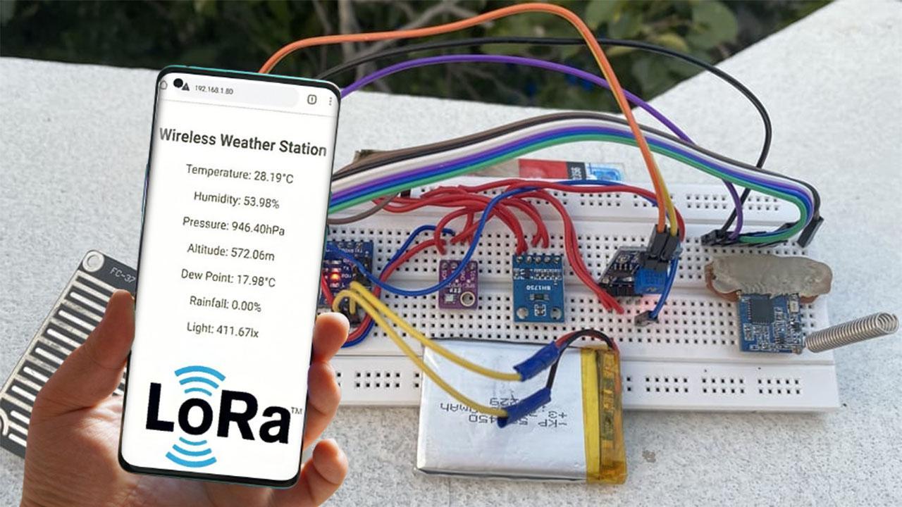 LoRa Based Wireless Weather Station using Arduino and ESP32 | Scrolller