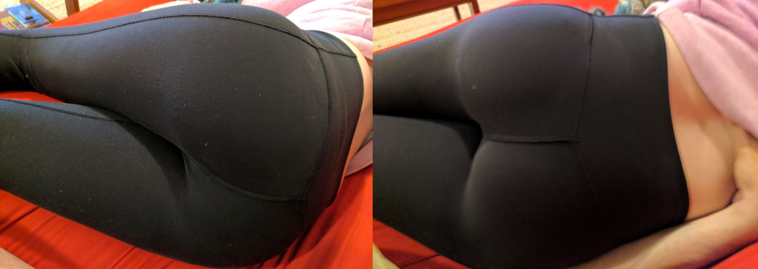 Basic black yoga pants | Scrolller