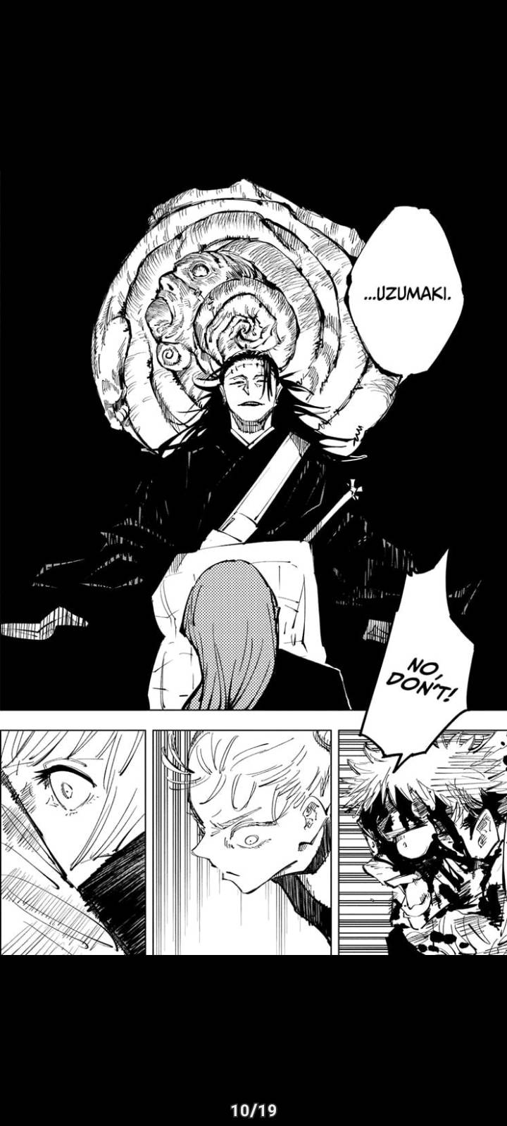 Loving the Junji Ito reference here. [ART] [SPOILER] (jujutsu kaisen) | Scrolller