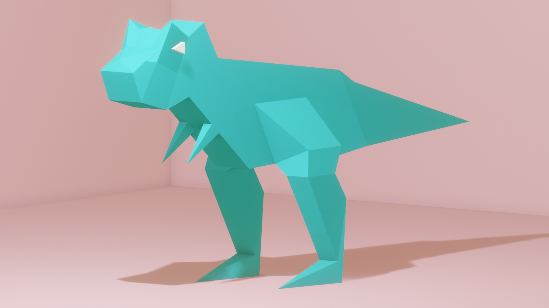 Low Poly T-Rex | Scrolller