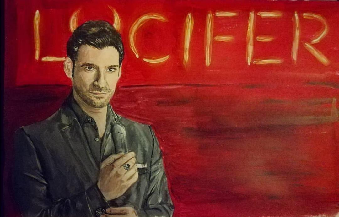 Lucifer, Acrylic Paint [OC] | Scrolller