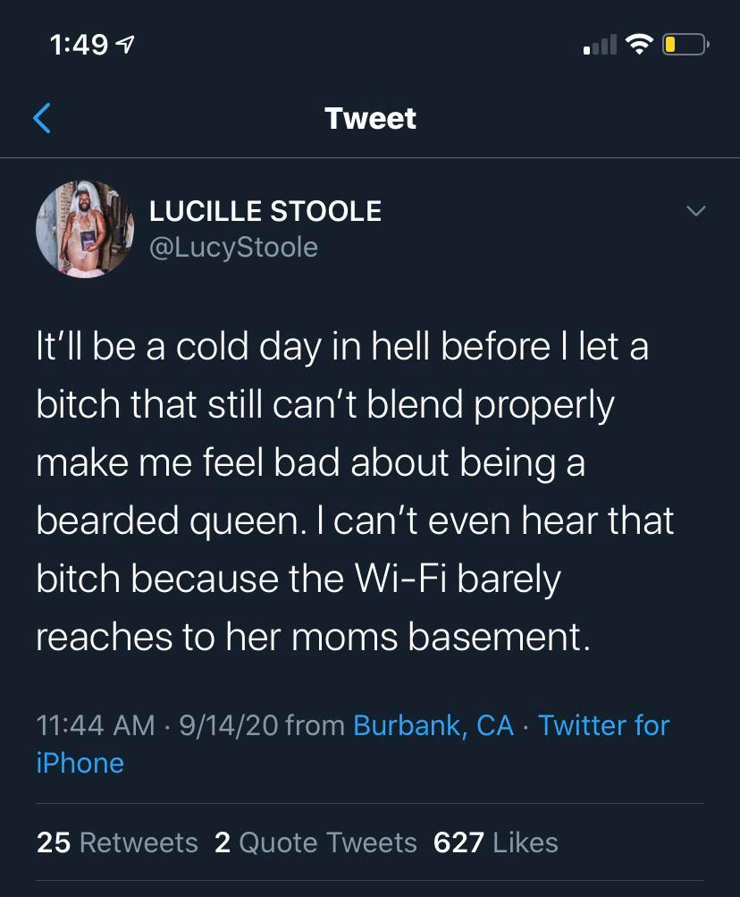Lucy Stoole drags NBB on Twitter | Scrolller